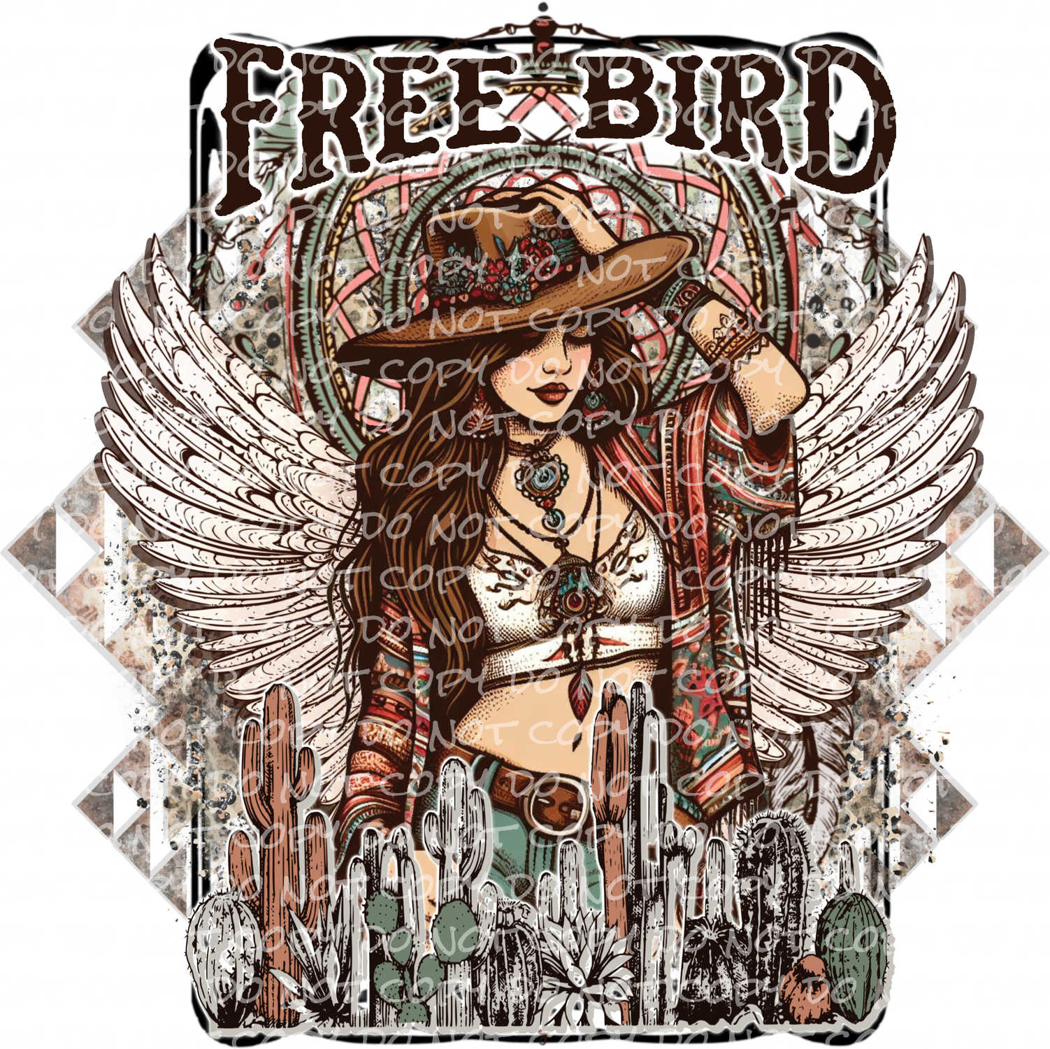 Free Bird | DTF Ready to Press or Sublimation Transfer – CellarDore Designs