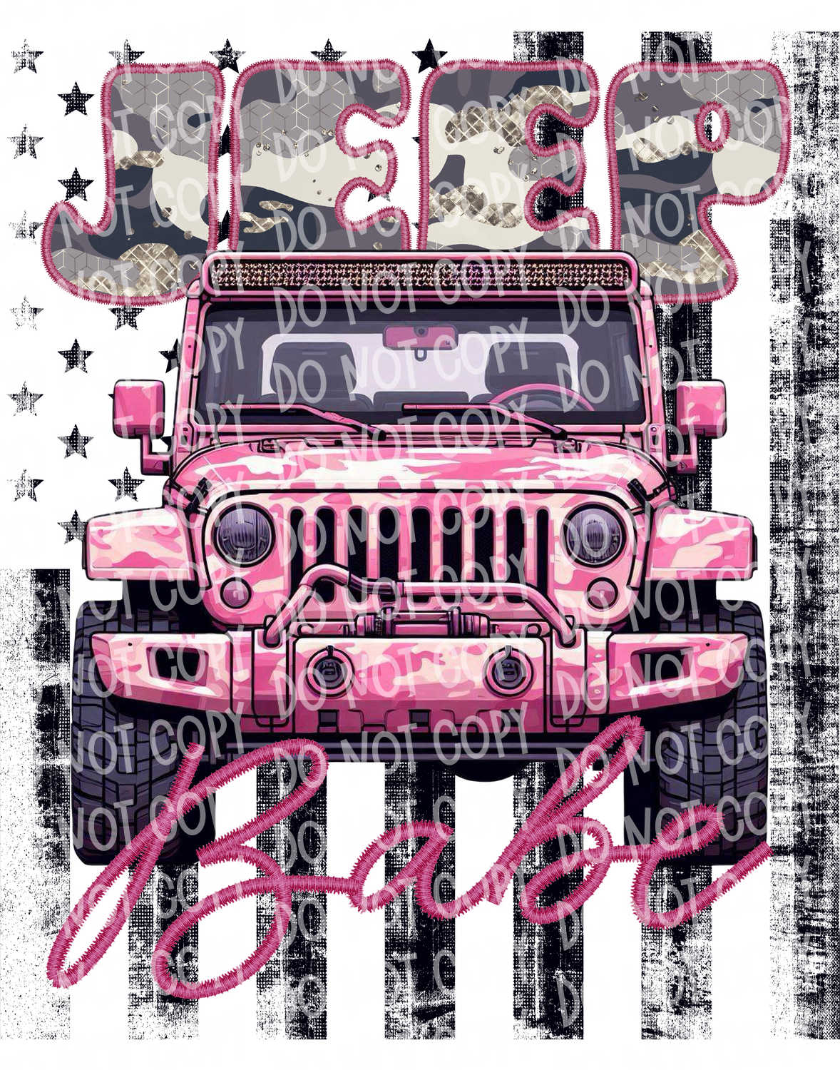 Jeep Babe | DTF Ready to Press or Sublimation Transfer – CellarDore Designs