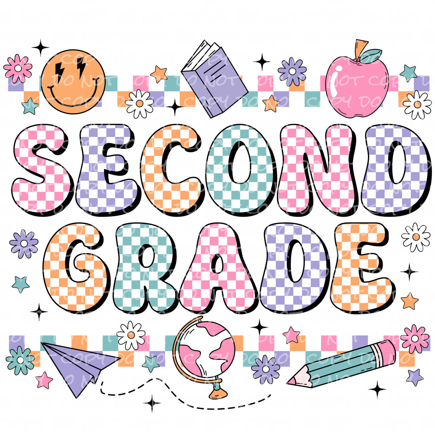 Second Grade | DTF Ready to Press or Sublimation Transfer – CellarDore ...