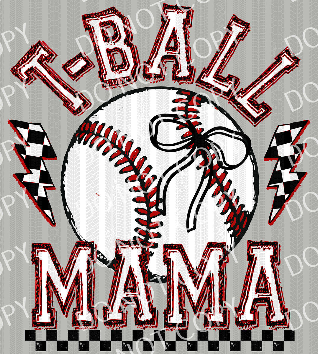 T-Ball Mama | DTF Ready to Press or Sublimation Transfer – CellarDore ...