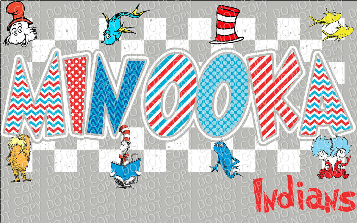 Minooka Indians | DTF Ready to Press or Sublimation Transfer ...